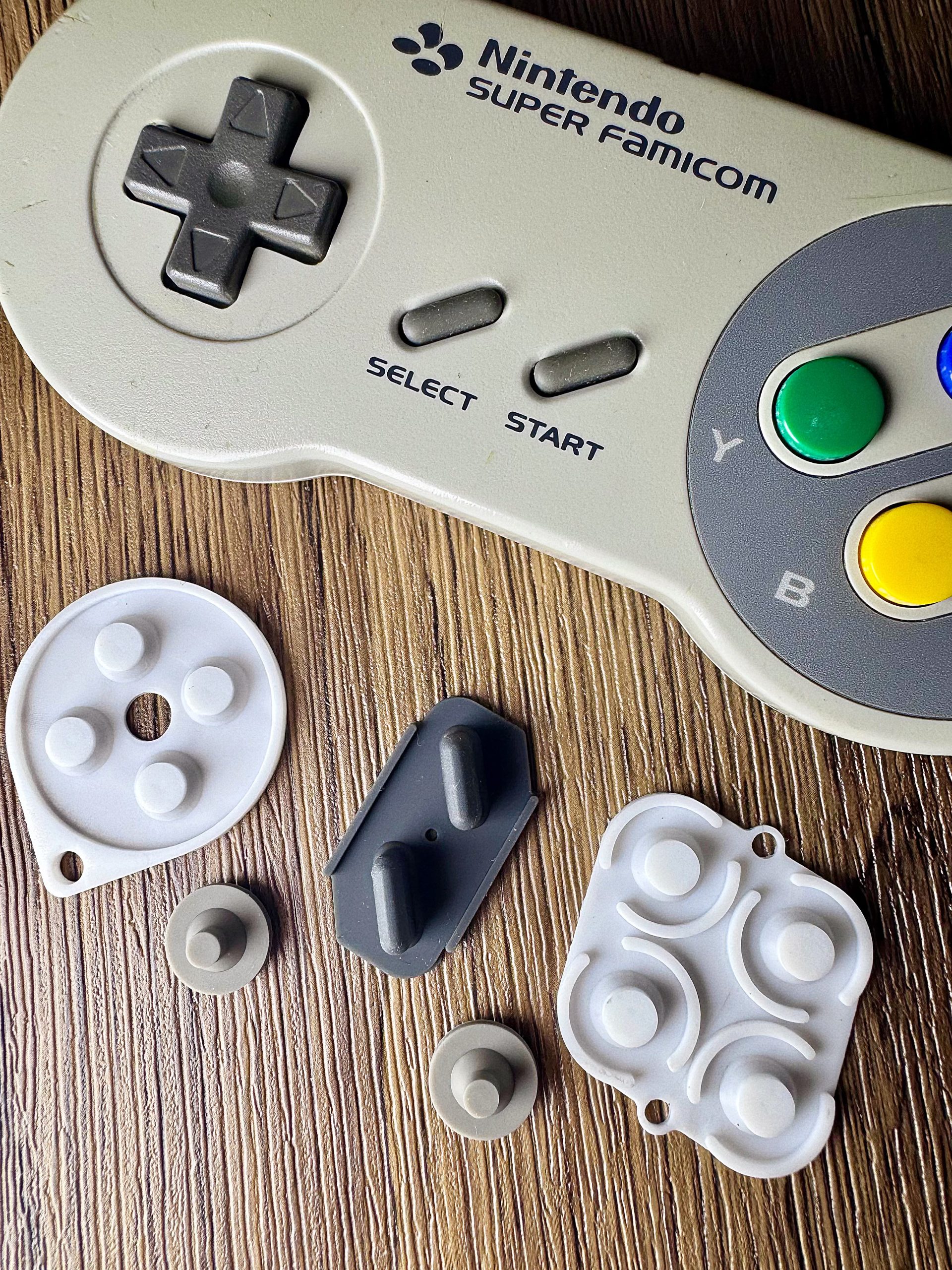 Conductive Silicone Replacement Pads for SNES/SFC - J&T STUDIO